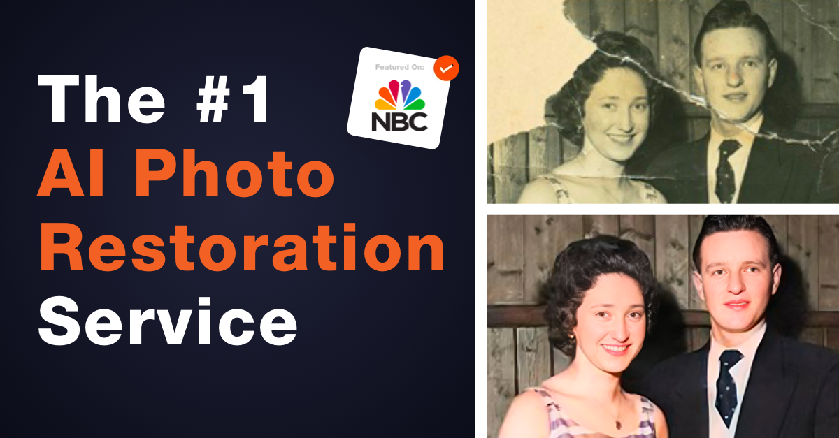 The #1 Photo Restoration Service - Fix Your Old, Damaged Photos