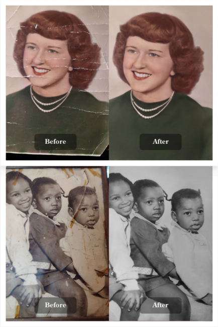 The #1 Photo Restoration Service - Fix Your Old, Damaged Photos