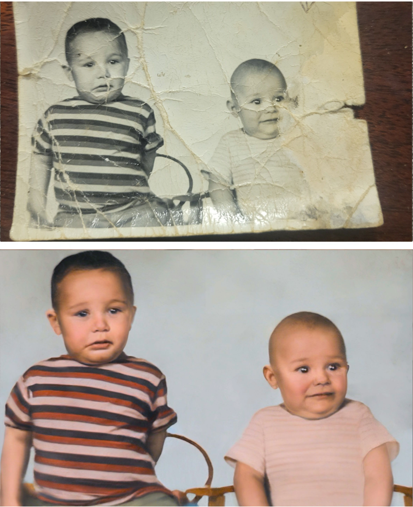 The #1 Photo Restoration Service - Fix Your Old, Damaged Photos